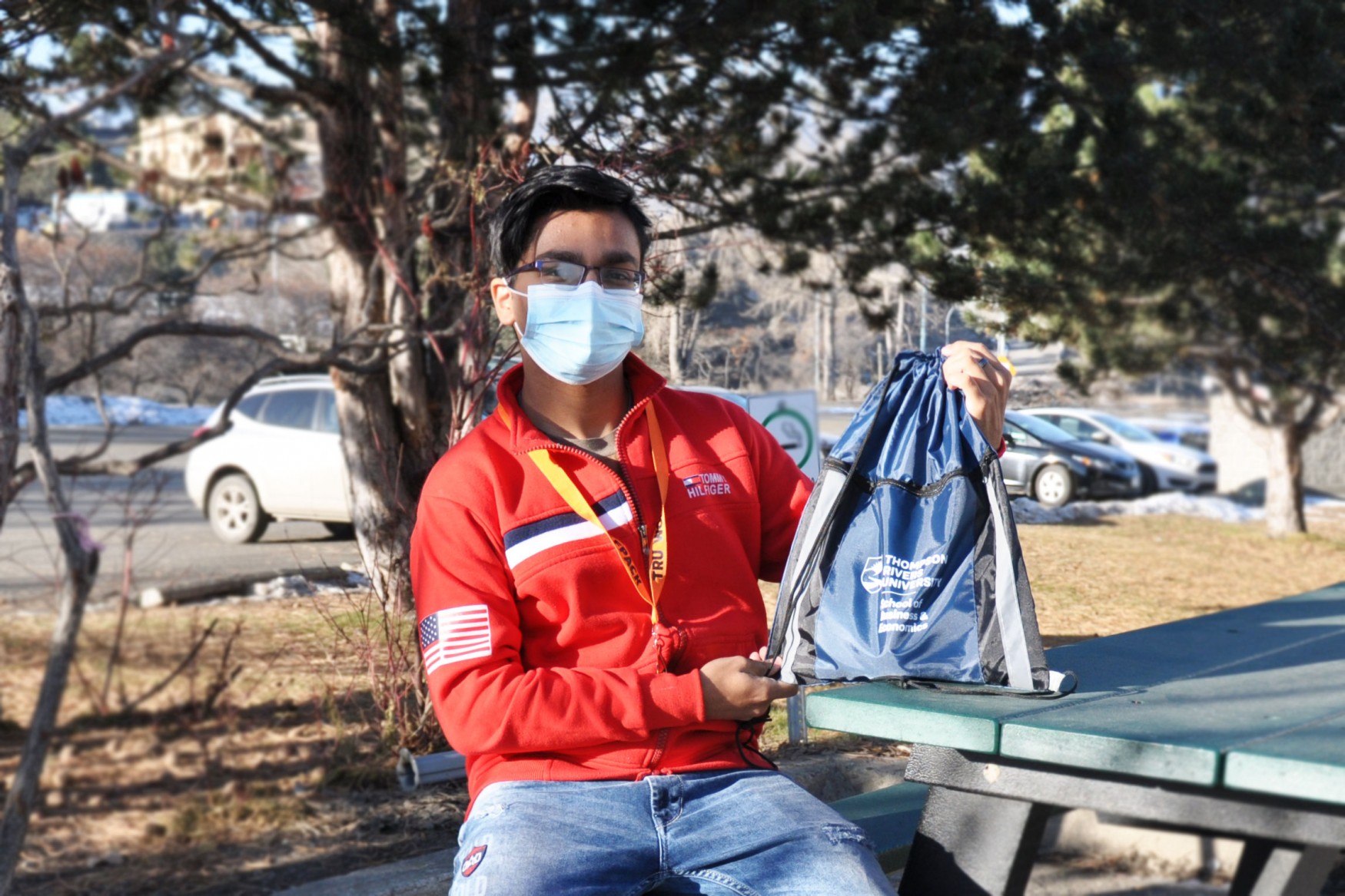 International student finally united with his prize – TRU Newsroom