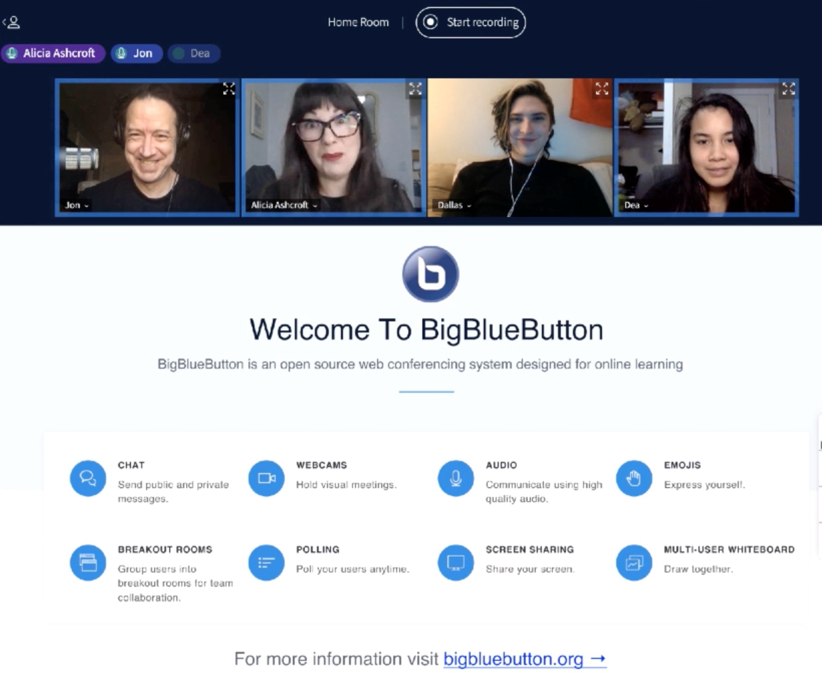 How to use BigBlueButton – TRU Newsroom