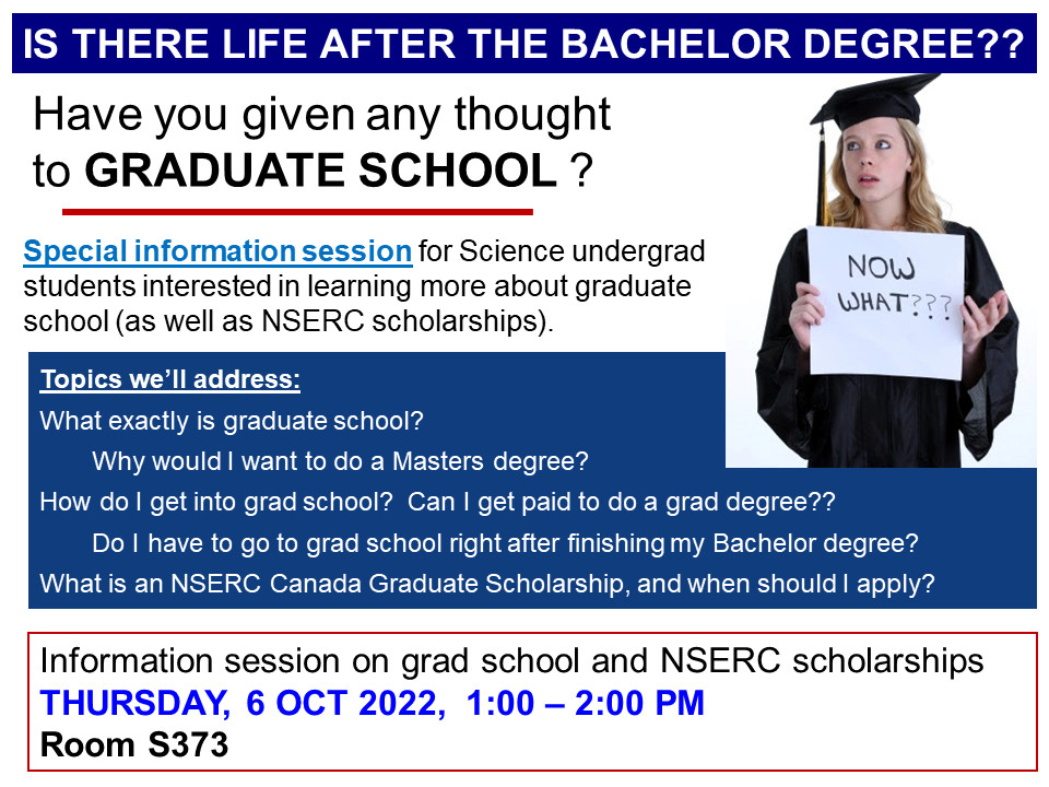 Grad School & Scholarships Info Session – TRU Newsroom