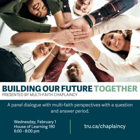 Interfaith Panel: Building Our Future Together – TRU Newsroom