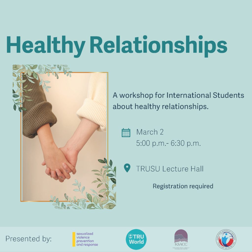 Healthy Relationship Workshop – TRU Newsroom