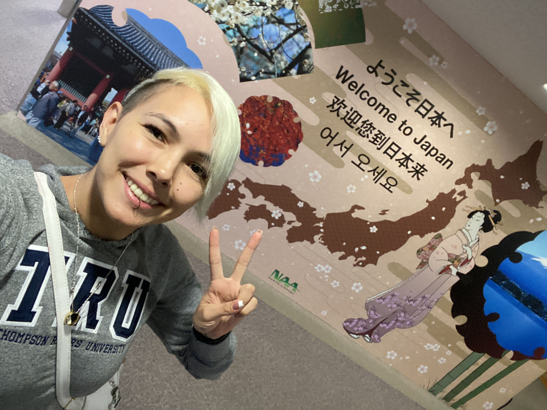 Student gives voice to Indigenous art overseas – TRU Newsroom