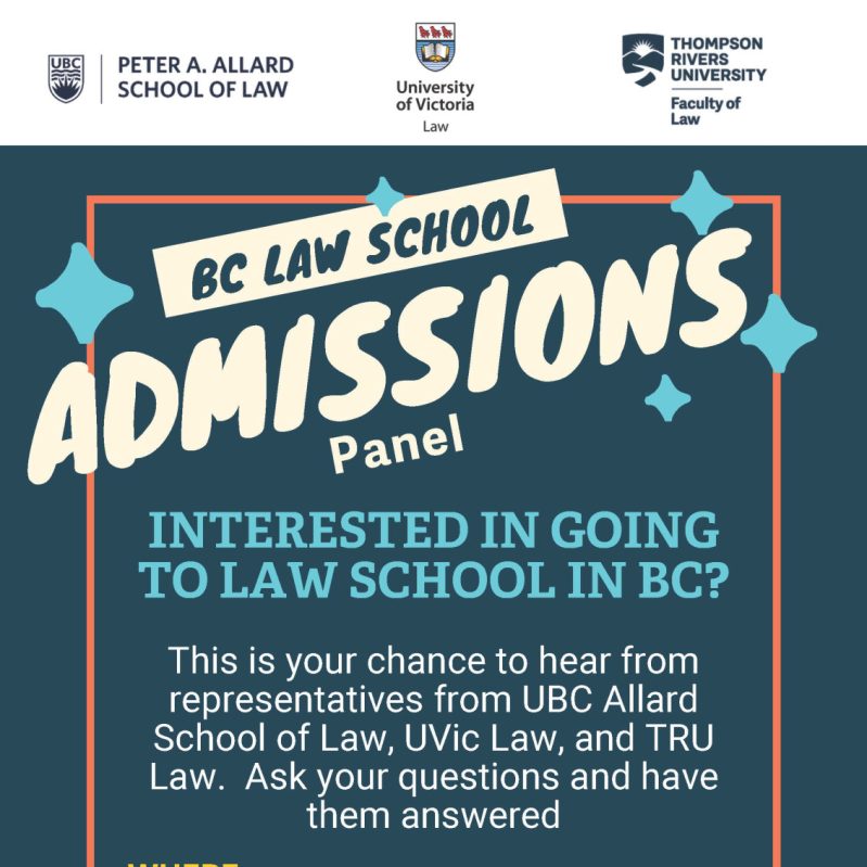 BC Law Schools Admission Panel – TRU Newsroom