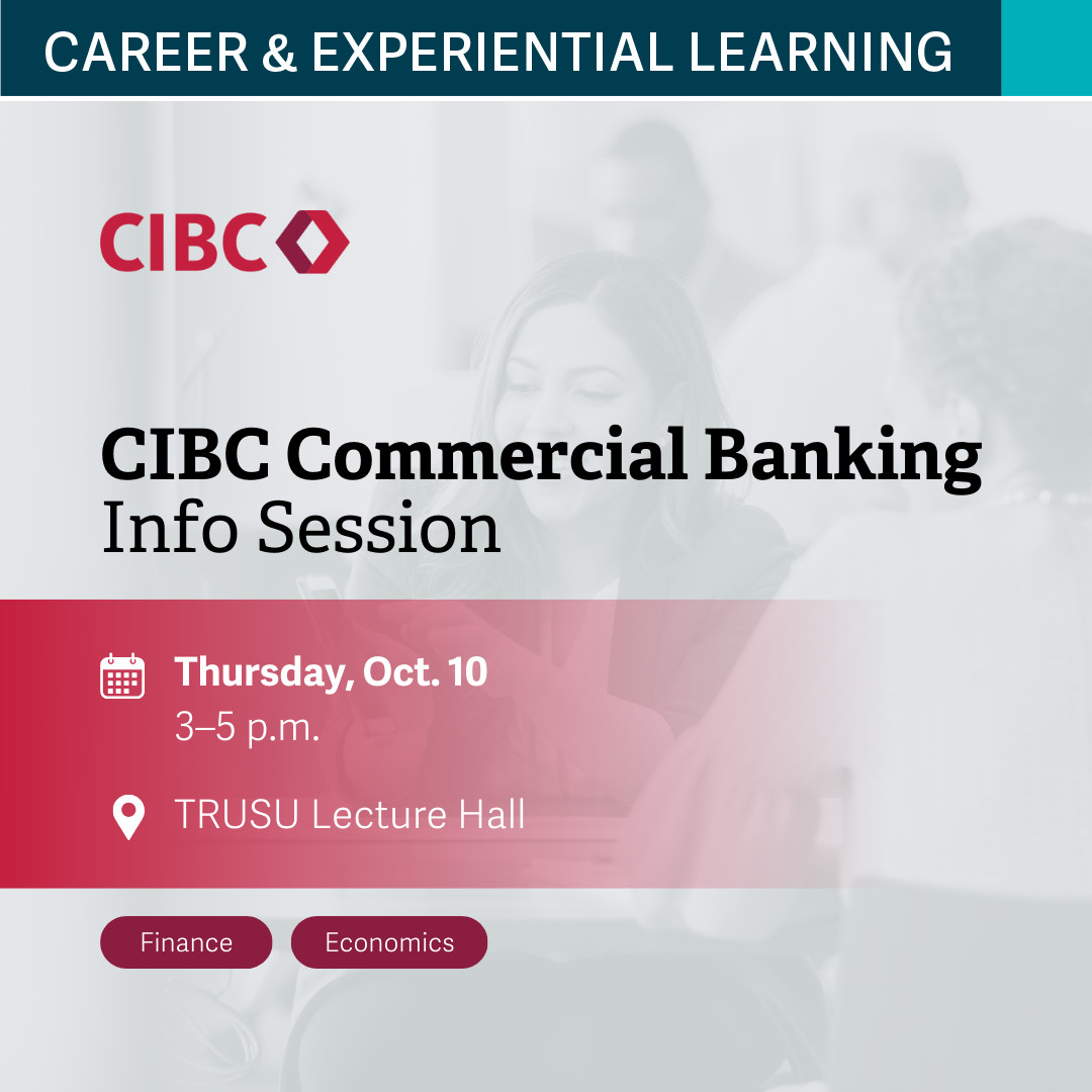 CIBC Commercial Banking info session – TRU Newsroom