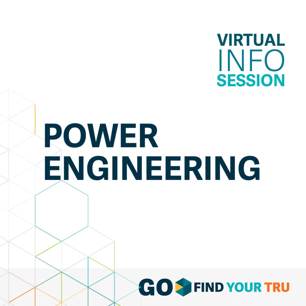 Power Engineering Certificate – info session – TRU Newsroom