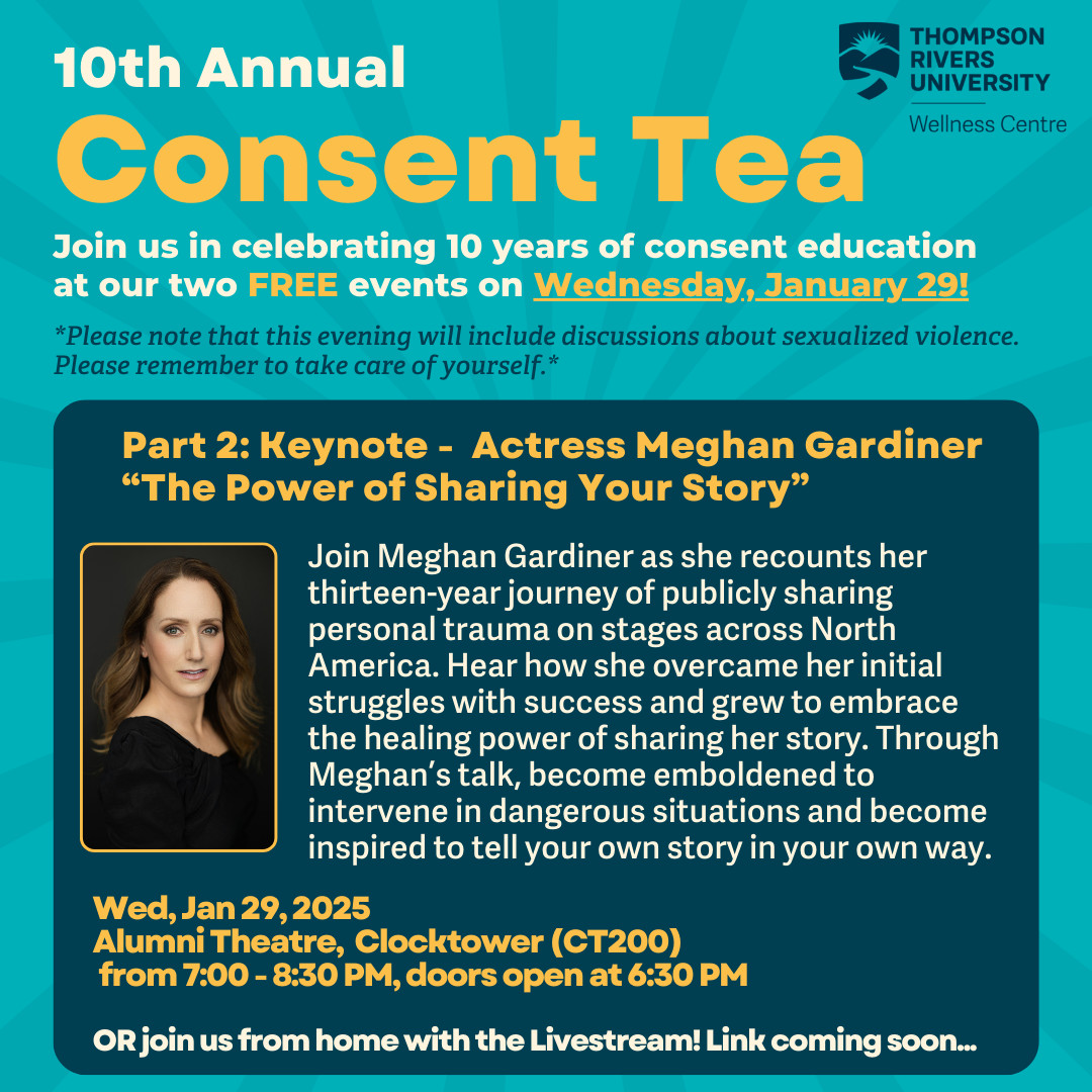 Consent tea special keynote – actress Meghan Gardiner – TRU Newsroom
