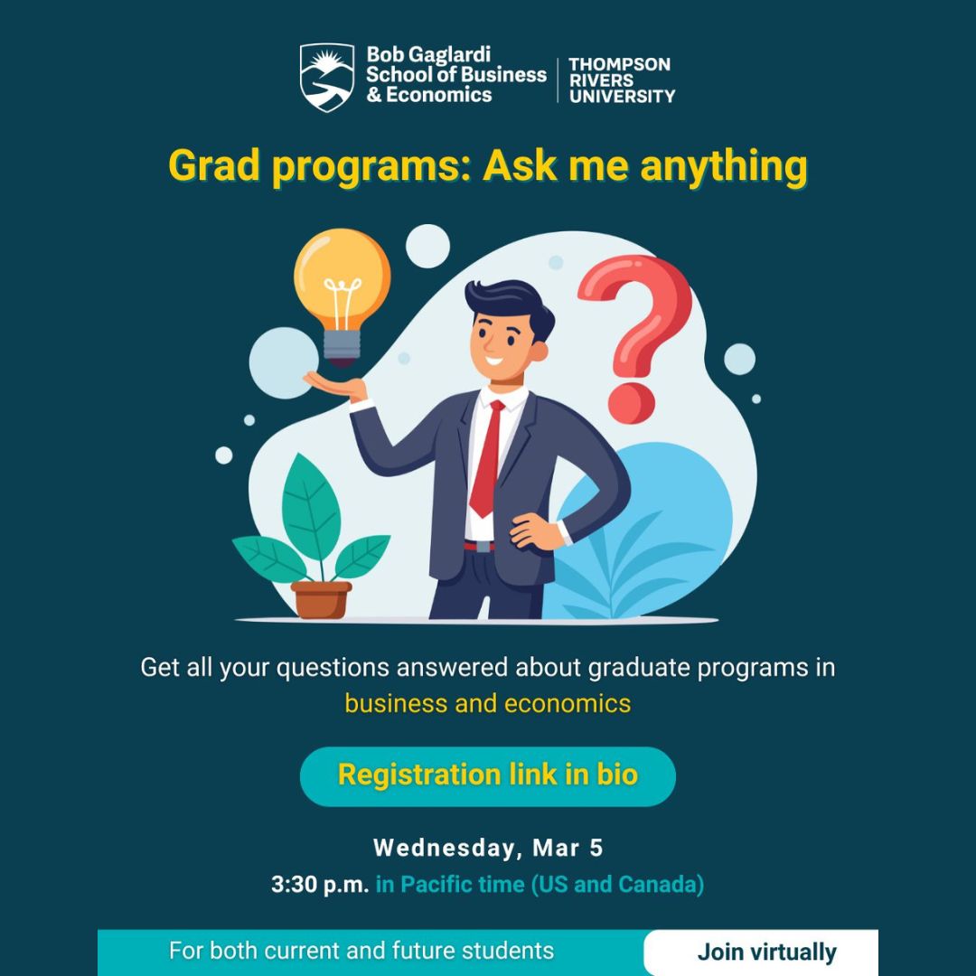 Ask me anything – graduate programs info session – TRU Newsroom