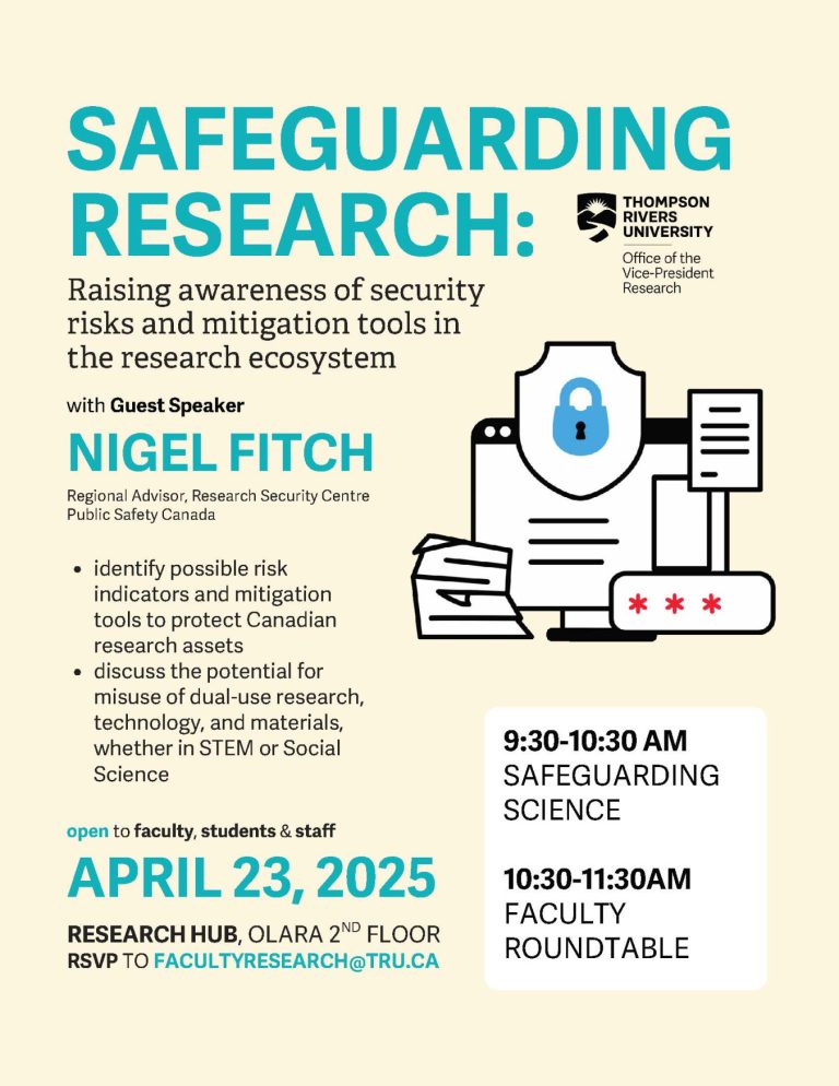 Safeguarding research workshop – TRU Newsroom