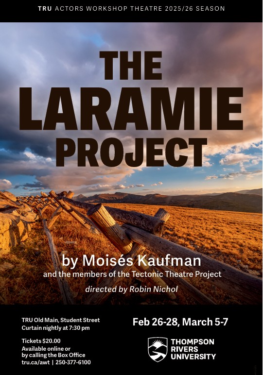 TRU’s Actor Workshop Theatre: The Laramie Project – TRU Newsroom