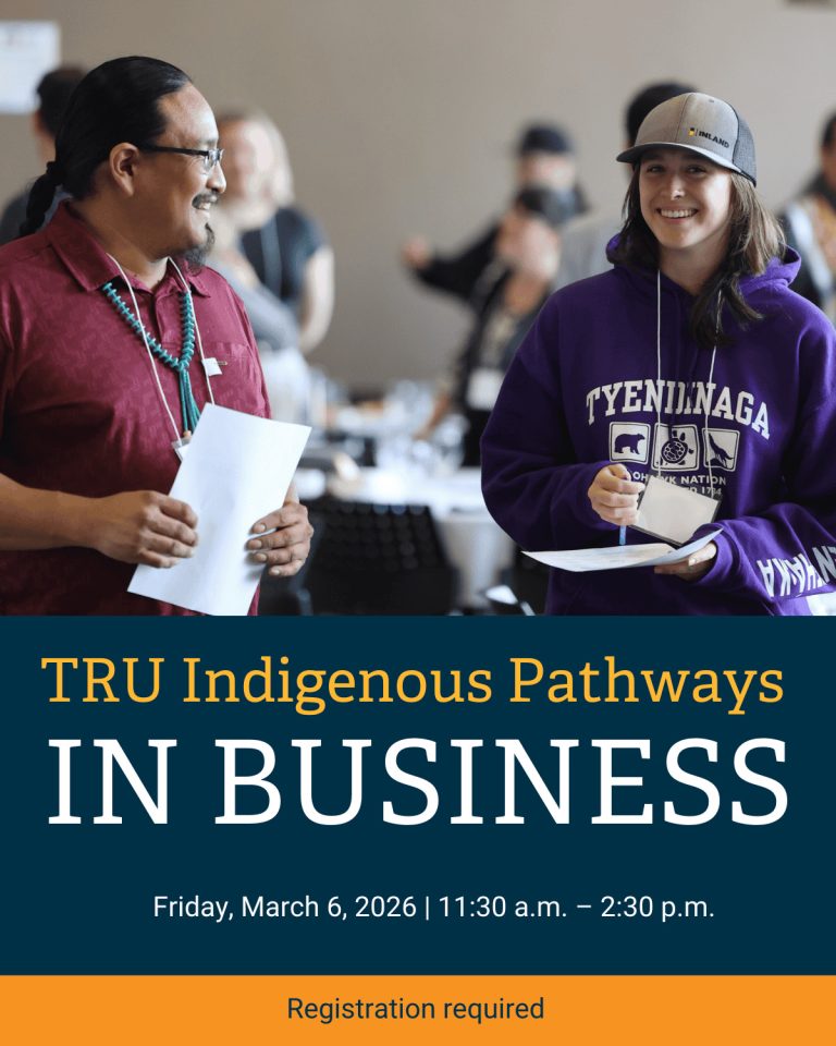 Indigenous Pathways in Business event – TRU Newsroom